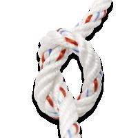 China 3 Strands Twisted PP Polypropylene Rope 6mm 100m for Fishing Net and Packaging for sale