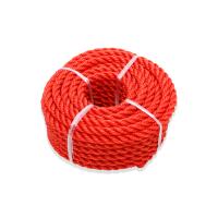 China 3 Strands Twisted PP Polypropylene Rope 6mm 100m for Fishing Net and Packaging for sale