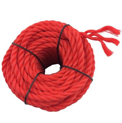 China 3 Strands Twisted PE PP Nylon Packaging Rope for Secure Fastening for sale