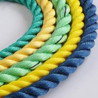 China High Strength PP 3 Strand Twisted PE Twine Nylon Marine Rope 16mm 50m for sale