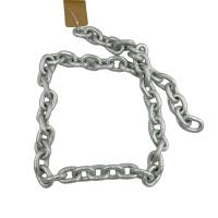 China 11mm Galvanized Anchor Chain DIN766 Marine Link Chain 12.5 kN Breaking Load for sale