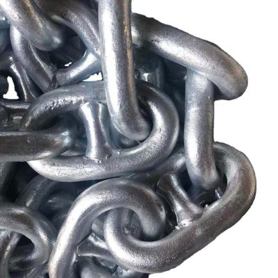 China Stainless Steel 316 Galvanized Anchor Chain IACS Certified 20mm-60mm for Marine Lifting Mooring Offshore for sale