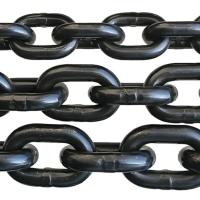 China Hot Dip Galvanized G80 G100 Welded Link Chains 13mm to 19mm Heavy Duty Lifting for sale