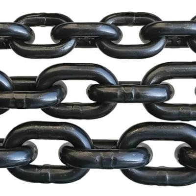 China Hot Dip Galvanized G80 G100 Welded Link Chains 13mm to 19mm Heavy Duty Lifting for sale