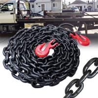 China Hot Dip Galvanized G80 G100 Welded Link Chains 13mm to 19mm Heavy Duty Lifting for sale