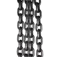 China High Tensile Black Heavy Duty Welded Alloy Steel G80 G100 Lifting Link Load Chain 8mm 10mm for sale