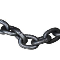 China High Tensile Black Heavy Duty Welded Alloy Steel G80 G100 Lifting Link Load Chain 8mm 10mm for sale