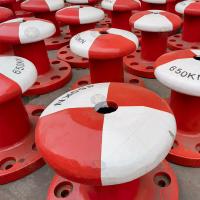 China Cast Steel Marine Pillar Bollard 200t Capacity for Port Mooring Solutions for sale