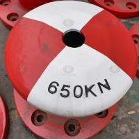 China Cast Steel Marine Pillar Bollard 200t Capacity for Port Mooring Solutions for sale