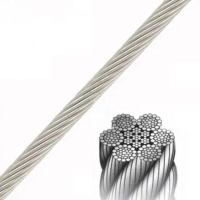 China High Carbon Galvanized Steel Wire Rope 6x19 IWRC 8mm-60mm for Tower Crane Trolleying for sale