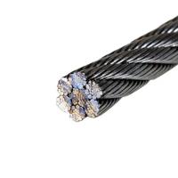 China High Carbon Galvanized Steel Wire Rope 6x19 IWRC 8mm-60mm for Tower Crane Trolleying for sale