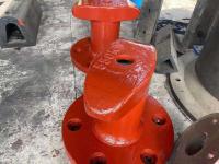 China Cast Iron T Head Single Marine Mooring Bollard 50 Ton Load Capacity for Port for sale