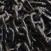 China Hot Dipped Galvanized Marine Mooring Anchor Chain 12.5-70mm for Vessel Bollard and Cleat for sale