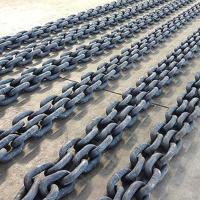 China Hot Dipped Galvanized Marine Mooring Anchor Chain 12.5-70mm for Vessel Bollard and Cleat for sale