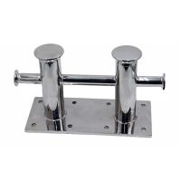 China Stainless Steel Marine Dock Bollard Double Cross Cleats 304 316L for Secure Mooring for sale