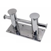 China Stainless Steel Marine Dock Bollard Double Cross Cleats 304 316L for Secure Mooring for sale