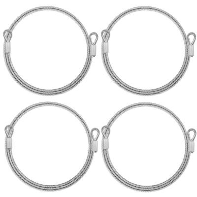 China SS316L 12mm 7x7 Galvanized Wire Rope Lifting Sling 3 Ton 4 Ton Non-Rotating with Thimble Ferrules for sale