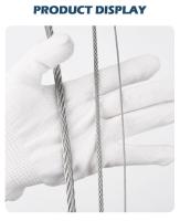 China SS316L 12mm 7x7 Galvanized Wire Rope Lifting Sling 3 Ton 4 Ton Non-Rotating with Thimble Ferrules for sale
