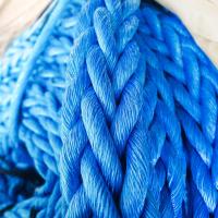 China CCS 8 Strand Mooring Rope 10mm-60mm PP PE Polypropylene Danline Polyester Nylon for Ship Packaging for sale