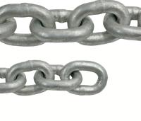 China 8mm Hot Dip Galvanized Chain DIN766 Welded Marine Chain for Connection 1.4kg per Meter for sale