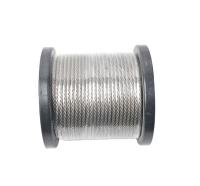 China 316 Stainless Steel Marine Wire Rope 7x19 3mm 1/8 Inch Rigging Cable for Boat Yacht for sale