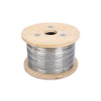 China 316 Stainless Steel Marine Wire Rope 7x19 3mm 1/8 Inch Rigging Cable for Boat Yacht for sale