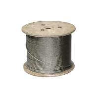 China 316 Stainless Steel Marine Wire Rope 7x19 3mm 1/8 Inch Rigging Cable for Boat Yacht for sale