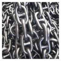 China Welding Stud Link Anchor Chain U1 U2 U3 Zinc Finish Marine Grade 12.5mm to 162mm for sale