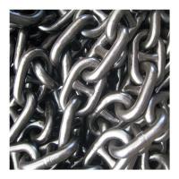 China Welding Stud Link Anchor Chain U1 U2 U3 Zinc Finish Marine Grade 12.5mm to 162mm for sale