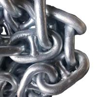 China Welding Stud Link Anchor Chain U1 U2 U3 Zinc Finish Marine Grade 12.5mm to 162mm for sale