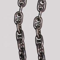 China Black Painted Stud Link Anchor Chain 17.5mm-150mm for Marine Hardware for sale