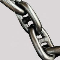 China Black Painted Stud Link Anchor Chain 17.5mm-150mm for Marine Hardware for sale