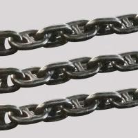 China Black Painted Stud Link Anchor Chain 17.5mm-150mm for Marine Hardware for sale