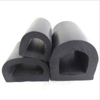 China EPDM PVC Cylindrical D Shape Dock Bumper Rubber Fender Custom Cutting for Marine Boat Protection 70 Shore A for sale