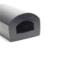 China EPDM PVC Cylindrical D Shape Dock Bumper Rubber Fender Custom Cutting for Marine Boat Protection 70 Shore A for sale