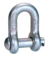 China Galvanized Round Pin Chain Shackles G215 6:1 Safety Factor RR-C-271D Type IVB for Lifting Rigging for sale