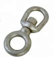 China Hot Dip Galvanized Chain Swivel G401 G402 G403 5:1 Safety Factor 1/4-3/4 Inch for sale
