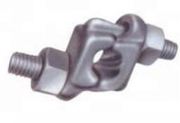 China DIN 741 Malleable Wire Rope Clip Clamp Galvanized Steel 3mm to 50mm for sale