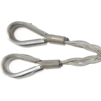 China Double Eyes Cable Socks Durable Anti-Slip Industrial Use 100% Nylon Customizable for sale