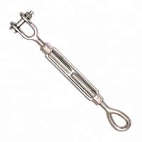 China Heavy Duty US Type Cable Turnbuckle Hot Dip Galvanized Carbon Steel Jaw and Eye Drop Forged 1/4 to 2 3/4 Inch for sale