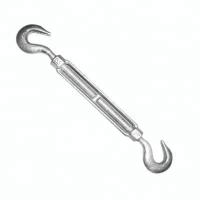 China Heavy Duty US Type Cable Turnbuckle Hot Dip Galvanized Carbon Steel Jaw and Eye Drop Forged 1/4 to 2 3/4 Inch for sale