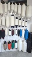 China Polyform White F-Type Boat Fender Accessory with Piston 30-60°C Marine Grade PVC for sale