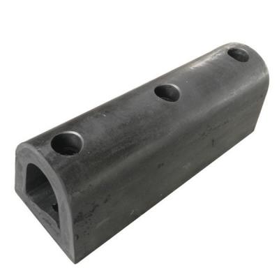 China D Type Rubber Marine Fender 100x100mm Cylindrical Boat Bumper Dock Protection for sale