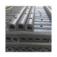 China D Type Rubber Marine Fender 100x100mm Cylindrical Boat Bumper Dock Protection for sale