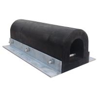 China D Type Rubber Marine Fender 100x100mm Cylindrical Boat Bumper Dock Protection for sale