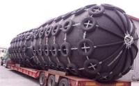 China Marine Floating Pneumatic Natural Rubber Fender 500x100mm with Tire Chain CCS Certified for Vessel Berthing Protection for sale
