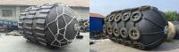 China Marine Floating Pneumatic Natural Rubber Fender 500x100mm with Tire Chain CCS Certified for Vessel Berthing Protection for sale