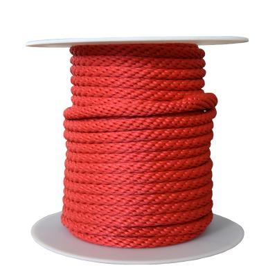 China High-Tenacity Nylon Polyester Braided Reflective Mooring Rope 6-25mm 10-100m Marine Anchor Line for sale