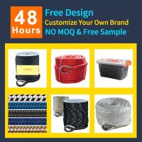 China High-Tenacity Nylon Polyester Braided Reflective Mooring Rope 6-25mm 10-100m Marine Anchor Line for sale