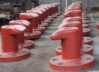 China 150T Cast Steel Marine Mooring Dock Bollard ZG270-500 for Ships for sale